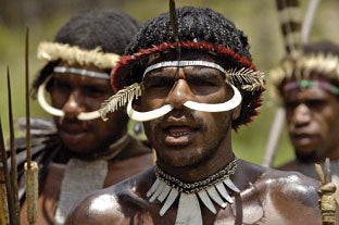 EXTREMELY RARE YALI TRIBE (CANNIBAL) “BIG MAN” MIKAK TRIDACNA GIGAS NE ...