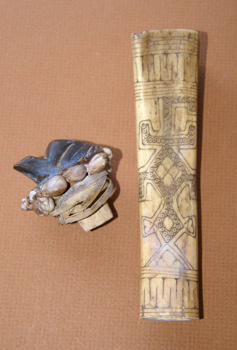 Older Timor Ethnic Authentic Tribal Lime Container (used during Betel ...
